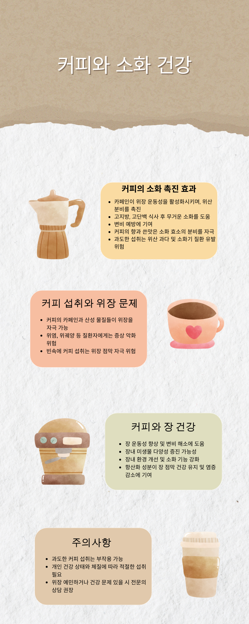 커피와 소화작용 과연 어떤 관계가 있을까요