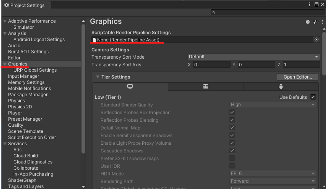 [Unity] URP(UniversalRenderPipeline) 2D Project 적용
