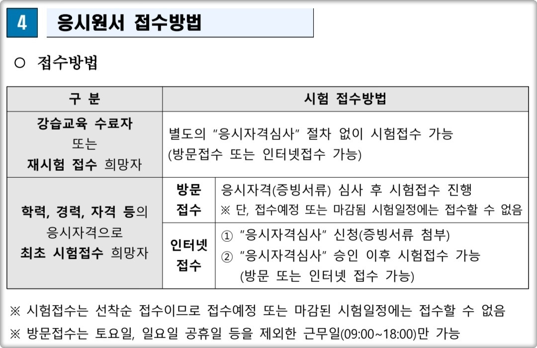 응시자격 2025년도 소방안전관리자 3급 시험 일정은 자격 확인 후 원서접수하세요