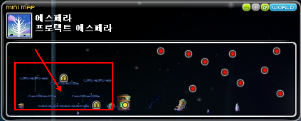 메이플 프로텍트 에스페라 공략 10발컷 족보 에스페라 주간퀘