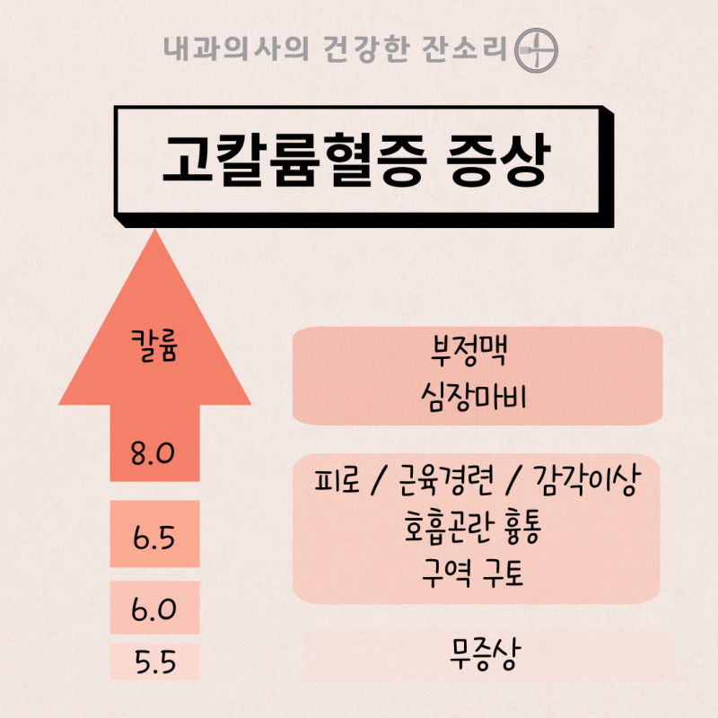 고칼륨혈증 원인 증상 진단 및 치료 방법 완벽 가이드