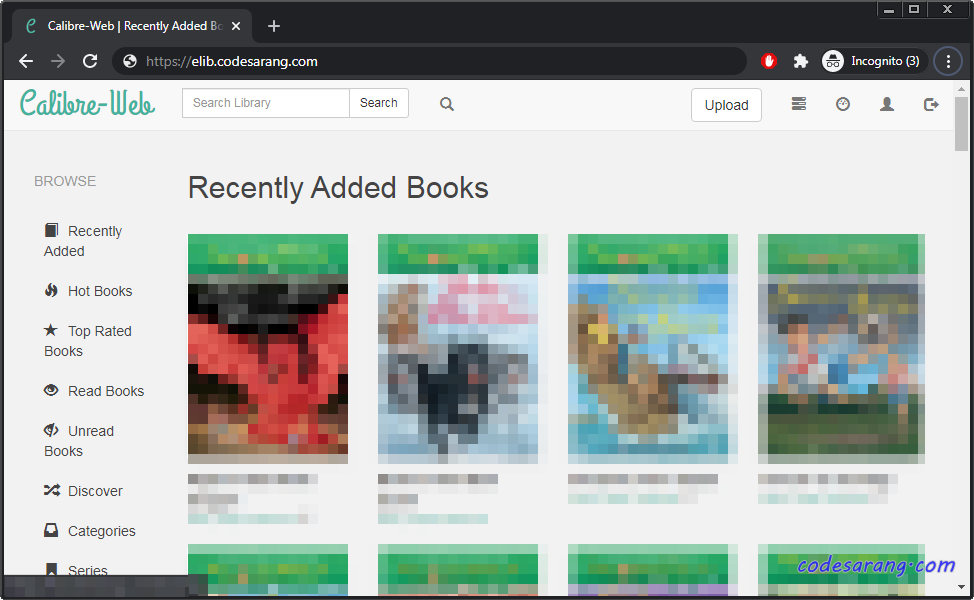 ubooquity를 이용한 온라인 도서관 구축하기-1