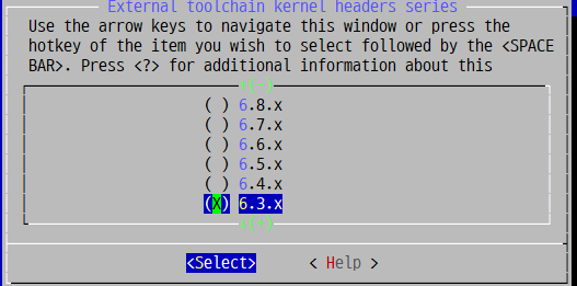 Buildroot 의 커널 헤더 버전 ( kernel header version ) 으로 인한 Error 수정