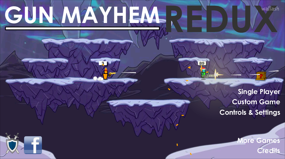 건메이헴 리덕스 (Gun Mayhem Redux) - 플래시게임 | 와플래시 게임 아카이브