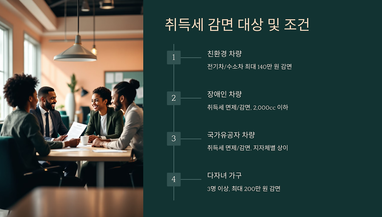 자동차 취득세 완벽 정리 계산법부터 감면 혜택까지 한눈에 최신 업데이트