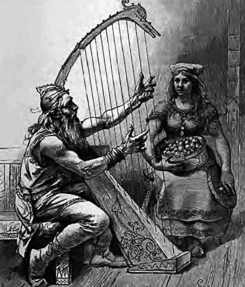 여강여호의 신화가 있는 풍경 :: 발할라의 궁정시인, 브라기(Bragi)