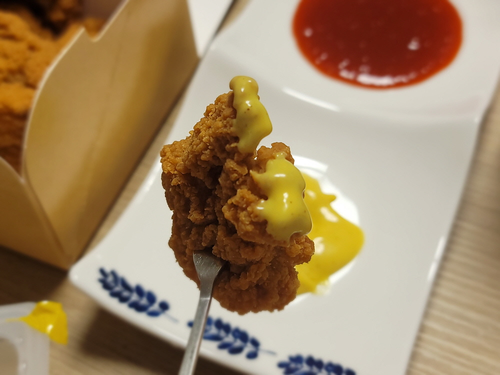 Bhc 치킨 신메뉴 더블팝 순살 후라이드 내돈내산 후기