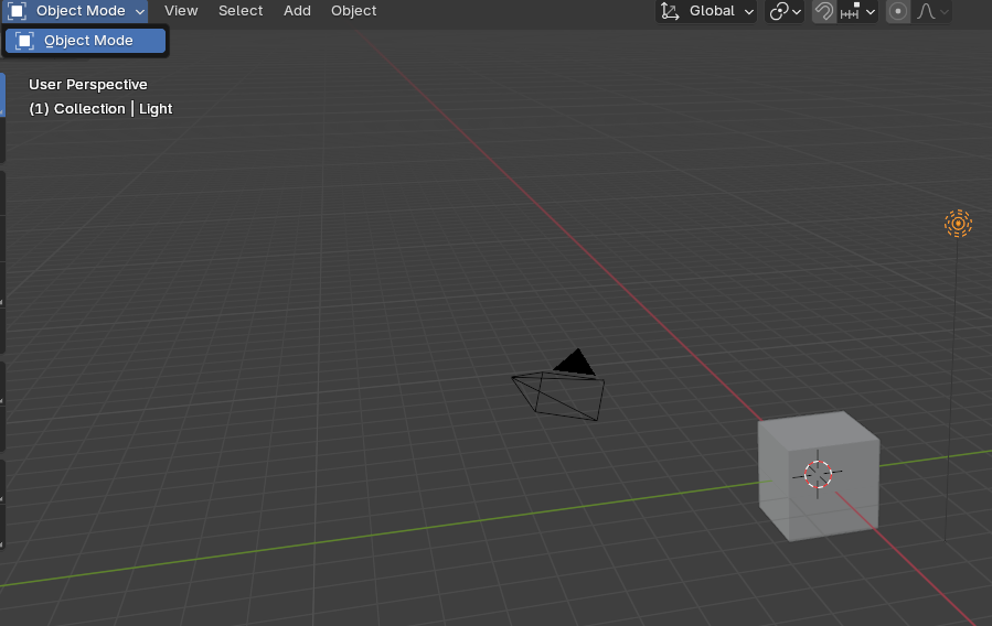 (6) 블렌더 Object Mode vs Edit Mode (1) 기초 Select Mode