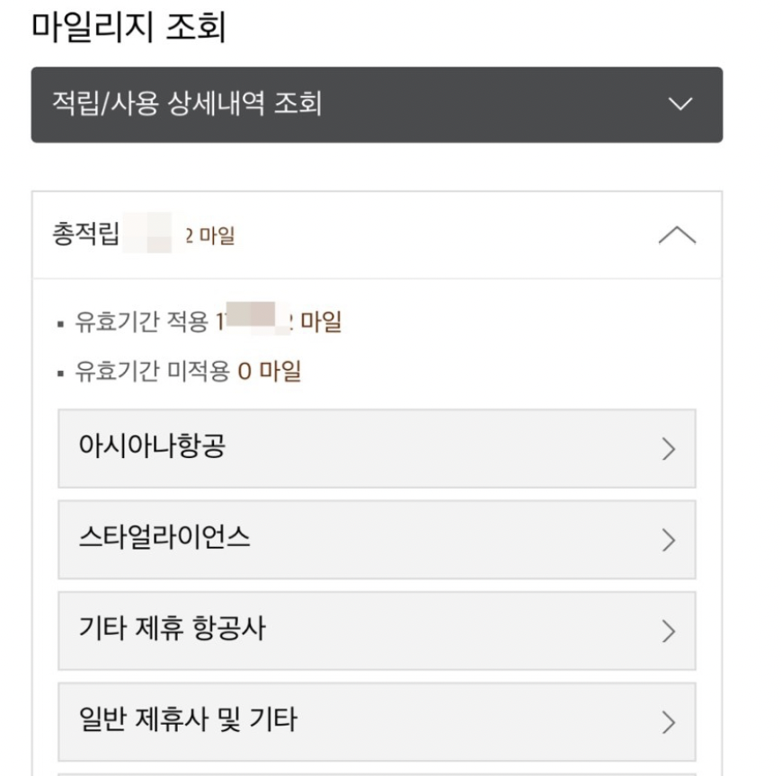 아시아나항공 마일리지 부족할때 현금으로 마일리지 전환하는 꼼수 끼룩씨의 오늘하루