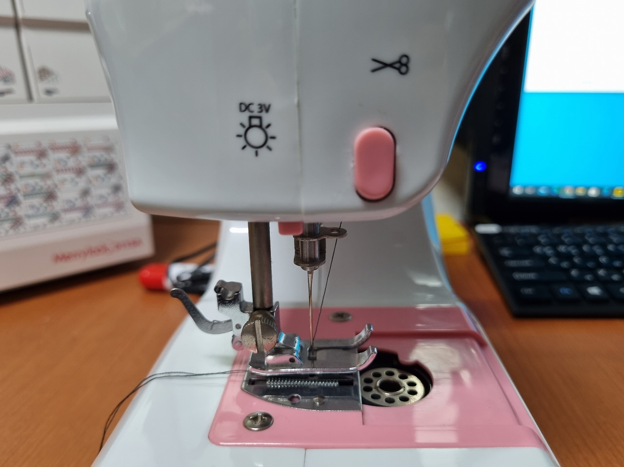 [미싱] 혼스 재봉틀 고장 A/S, hssm-1201(땀 뜨는 현상)