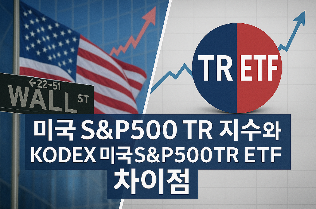 미국 S&P500 TR 지수와 KODEX 미국S&P500TR ETF의 차이점