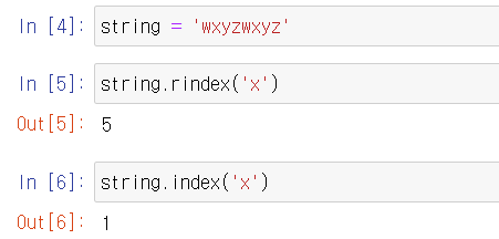 python | 뒤에서부터 찾을 때 사용하는 rfind(), rindex() — dduniverse