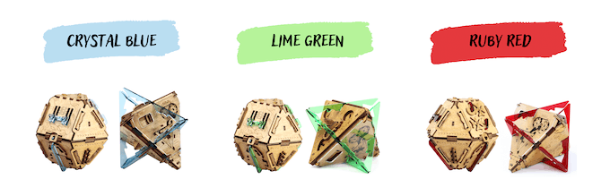 미스테리한 연금술을 주제로 만든 나무 3D 퍼즐 'Puzzle Box'