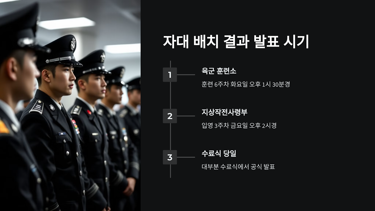군대 신병 부대배치 결과 조회 방법