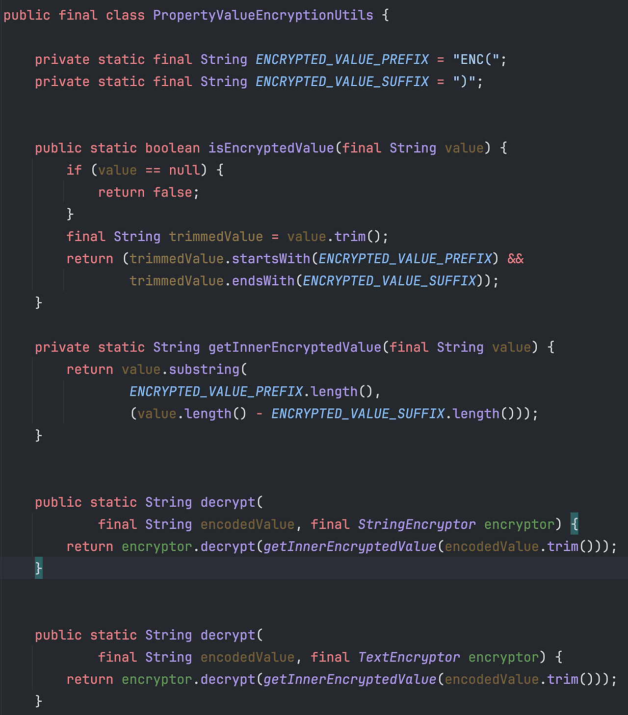 [Spring Boot]Jasypt 원리 및 사용방법(yml 설정 암복호화, Boot 3.x^) +String Util Class