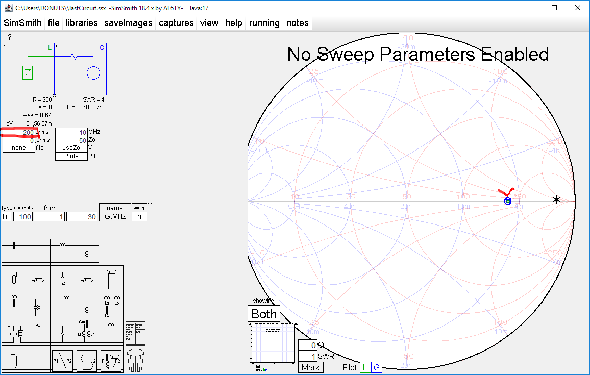 임피던스 매칭 (2) 스미스차트 SimSmith
