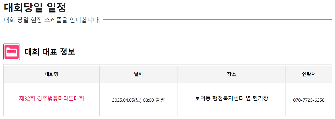 2025 경주벚꽃마라톤대회 일정 신청 코스 준비물 완벽정리 벚꽃길을 달리는 설렘