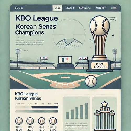 KBO 리그 한국시리즈 역대 우승팀과 주요 기록 82~24년