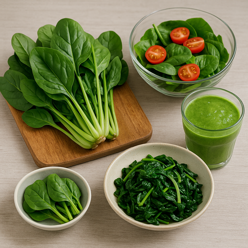 시금치 효능 총정리! 혈압과 콜레스테롤에 좋은 이유