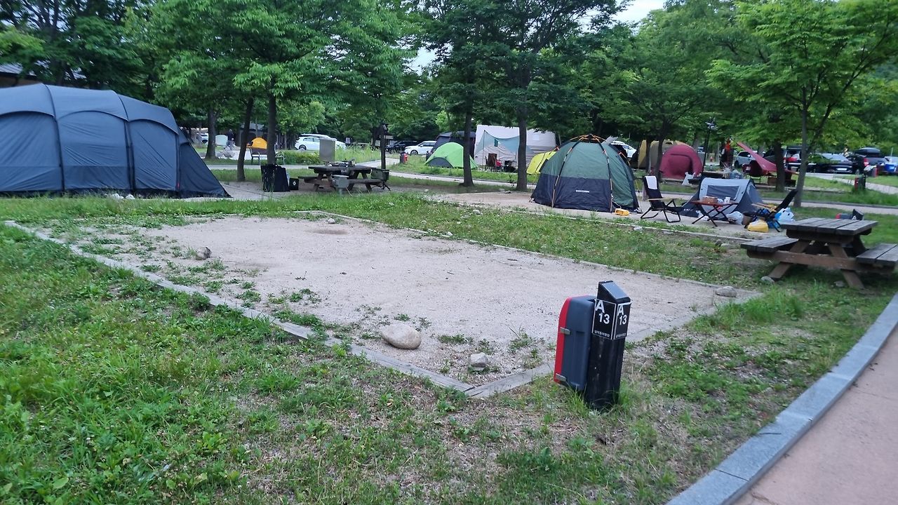 설악산 설악동 캠핑장 야영장 배치도 A영지 국립공원야영장예약 정보