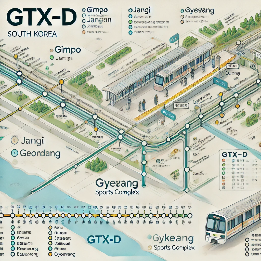 🚆 수도권 광역급행철도(GTX) 노선 총정리
