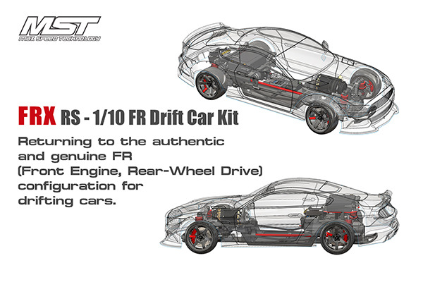 MST FRX RS - 1/10 FR Drift Car Kit