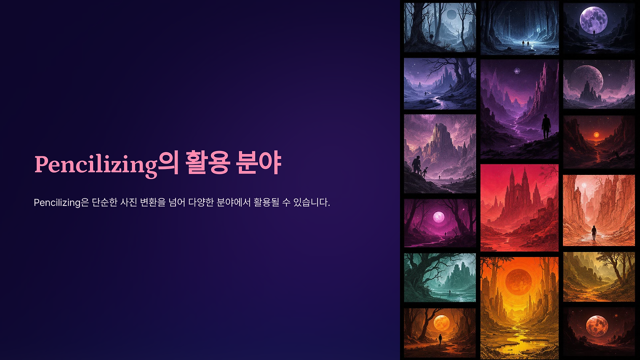 Pencilizing(펜슬라이징): AI로 사진 예술화 하기