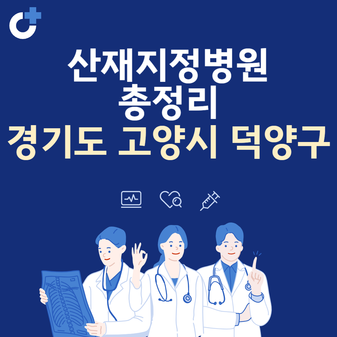 경기도 고양시 덕양구 산재지정병원 총정리 종합병원 한방병원 치과병원 요양병원 한의원