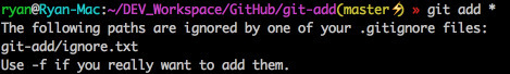 git add * vs git add . — 동욱의 개발일지