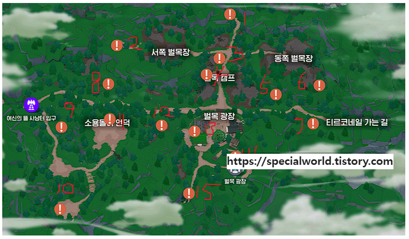 마비노기 모바일 히든 퀘스트 임프의 구슬 찾기 공략 지도 참고 하세요