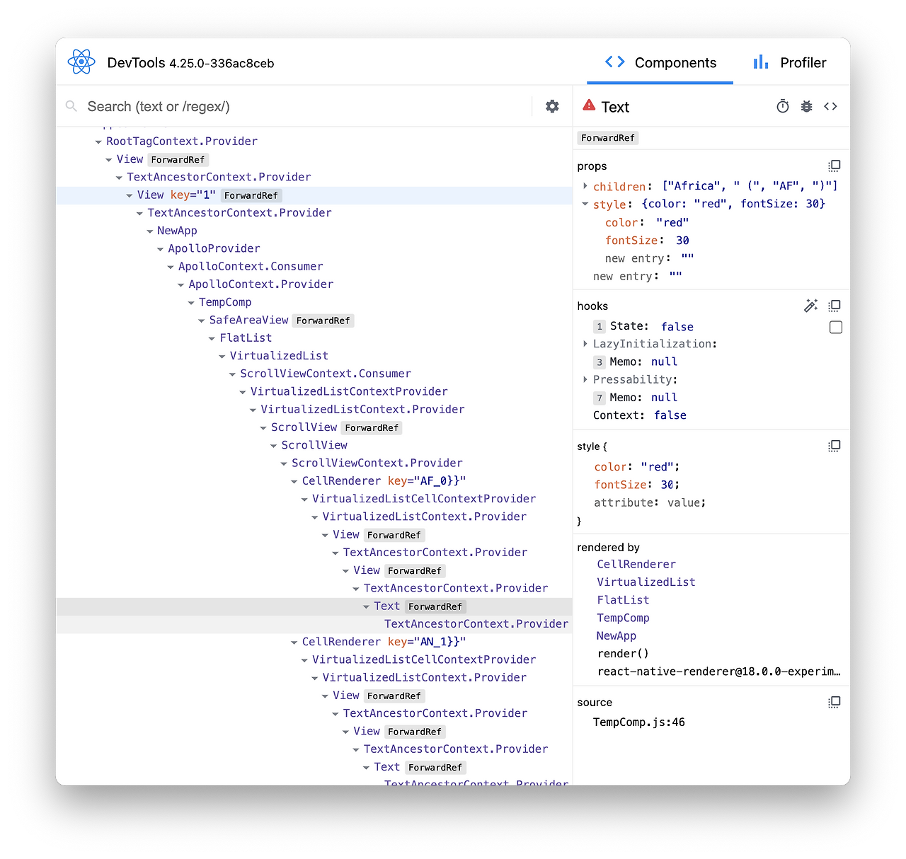리액트 네이티브(React-native)의 디버깅 도구 (React-devtools, Reactoron) — REPOSITORY