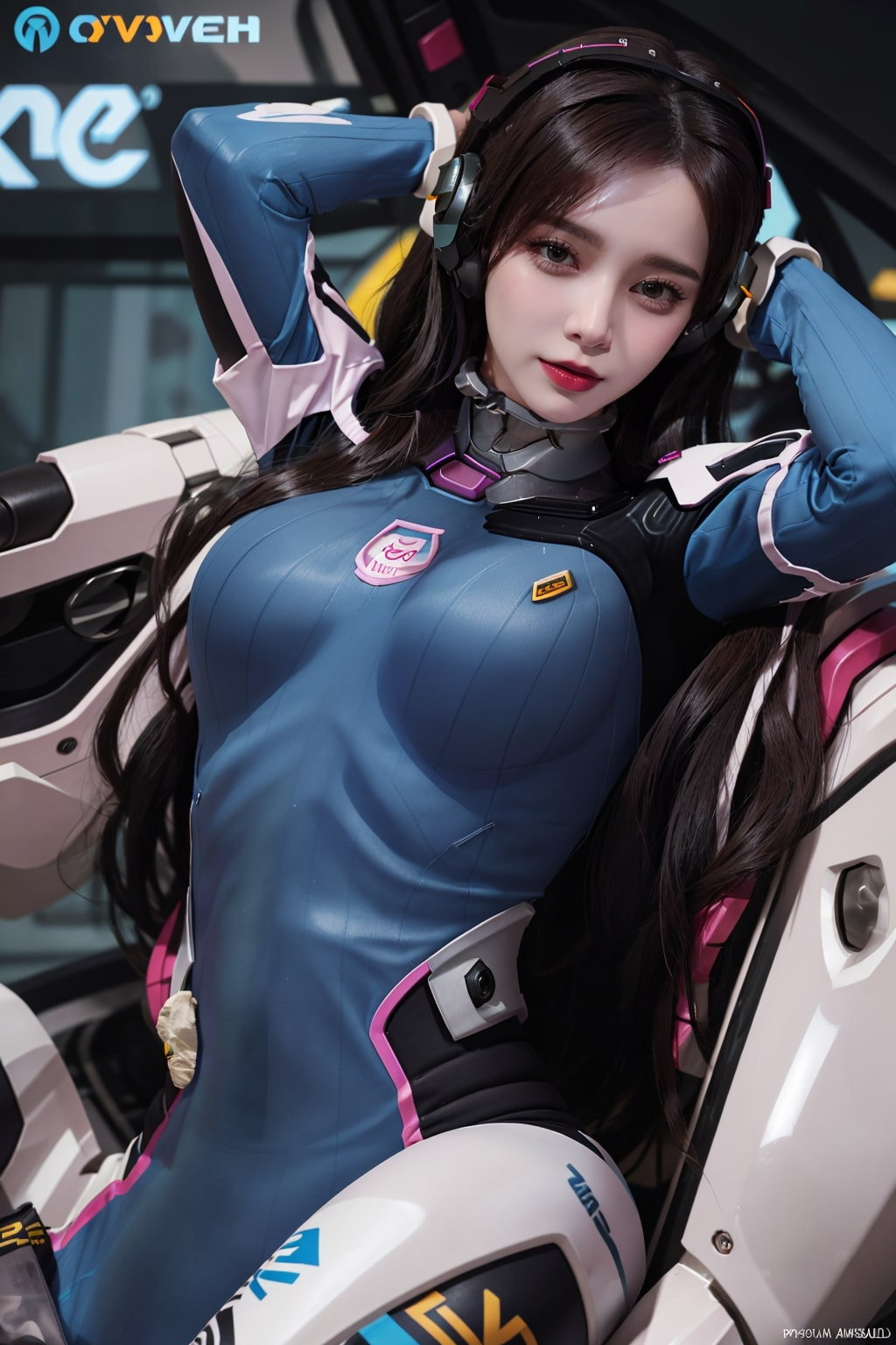 플래시24 카툰애니 Ai로 생성한 오버워치 디바 코스프레