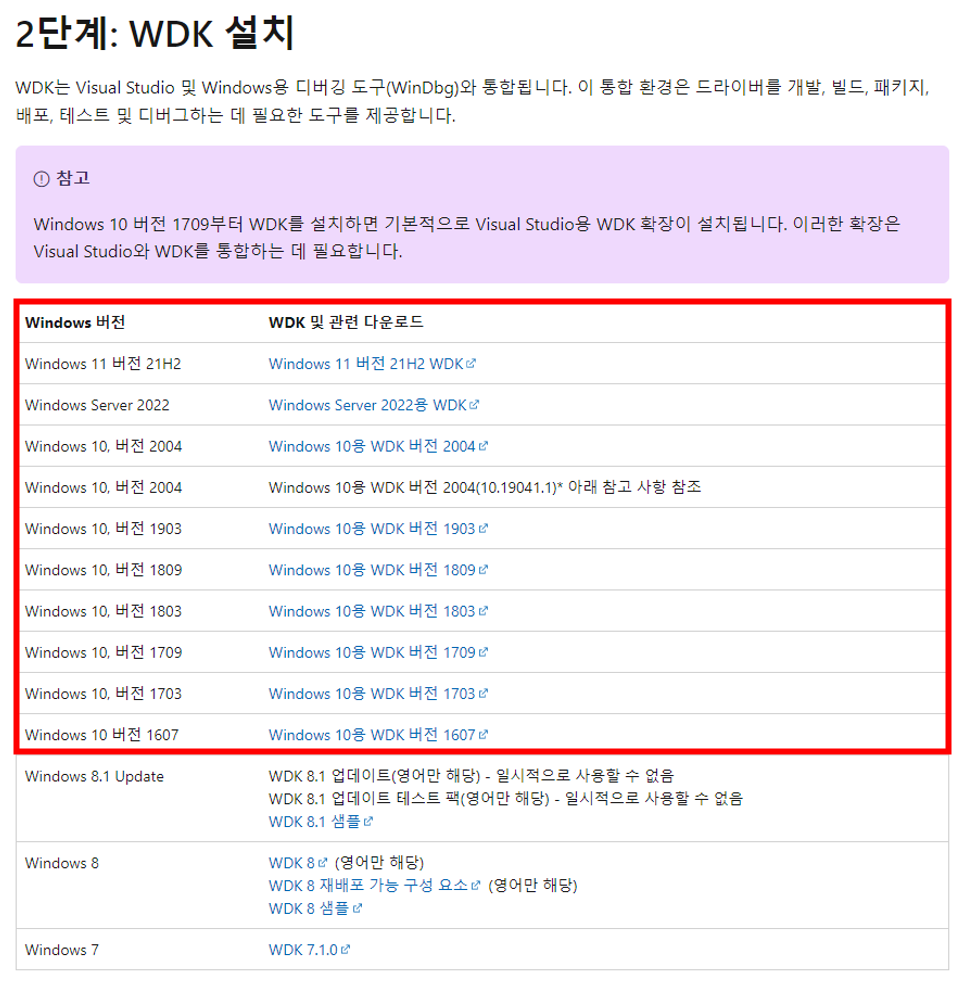 [Windows] Windows Kernel Driver 개발 환경 준비