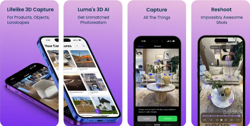 3D 모델링 Luma AI