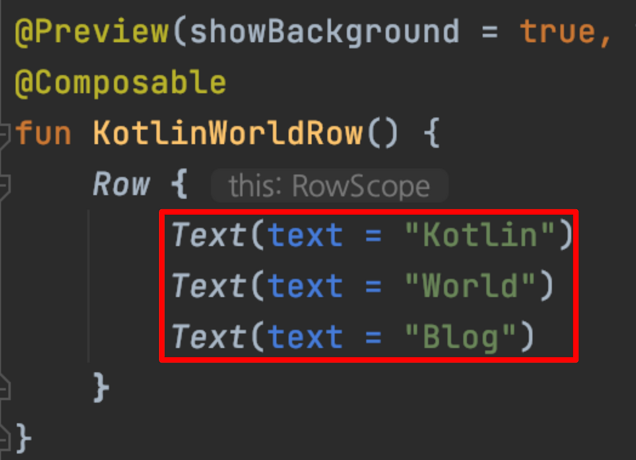 [Compose Layout] 3. Compose Row 사용법 정리 — 조세영의 Kotlin World
