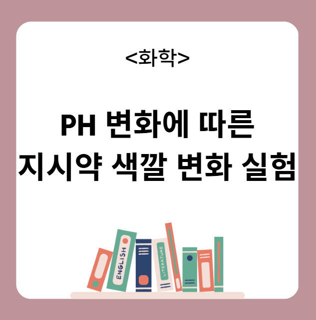 Ph 변화에 따른 지시약 색깔 변화 실험