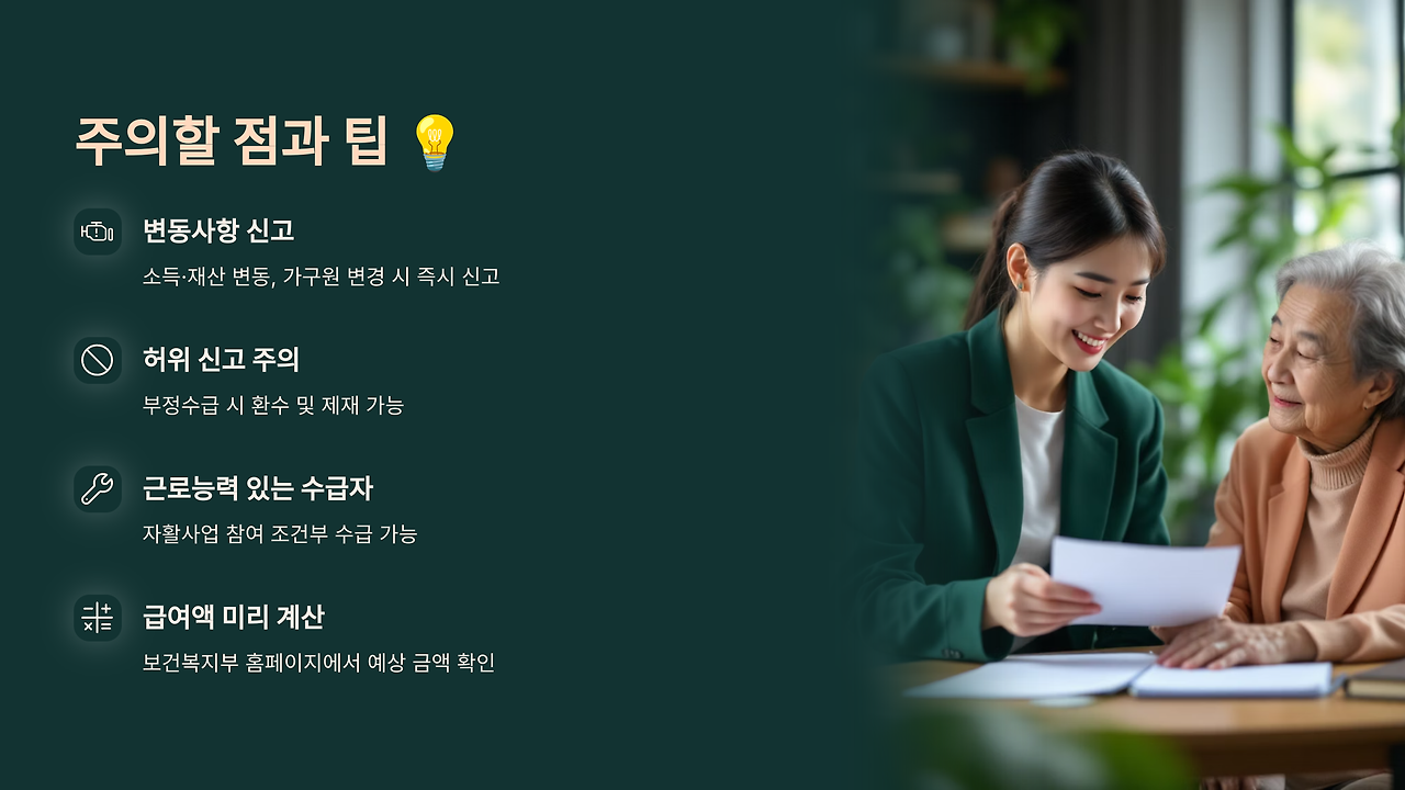 기초생활수급자 생계급여 2025 총정리 수급 조건부터 금액까지