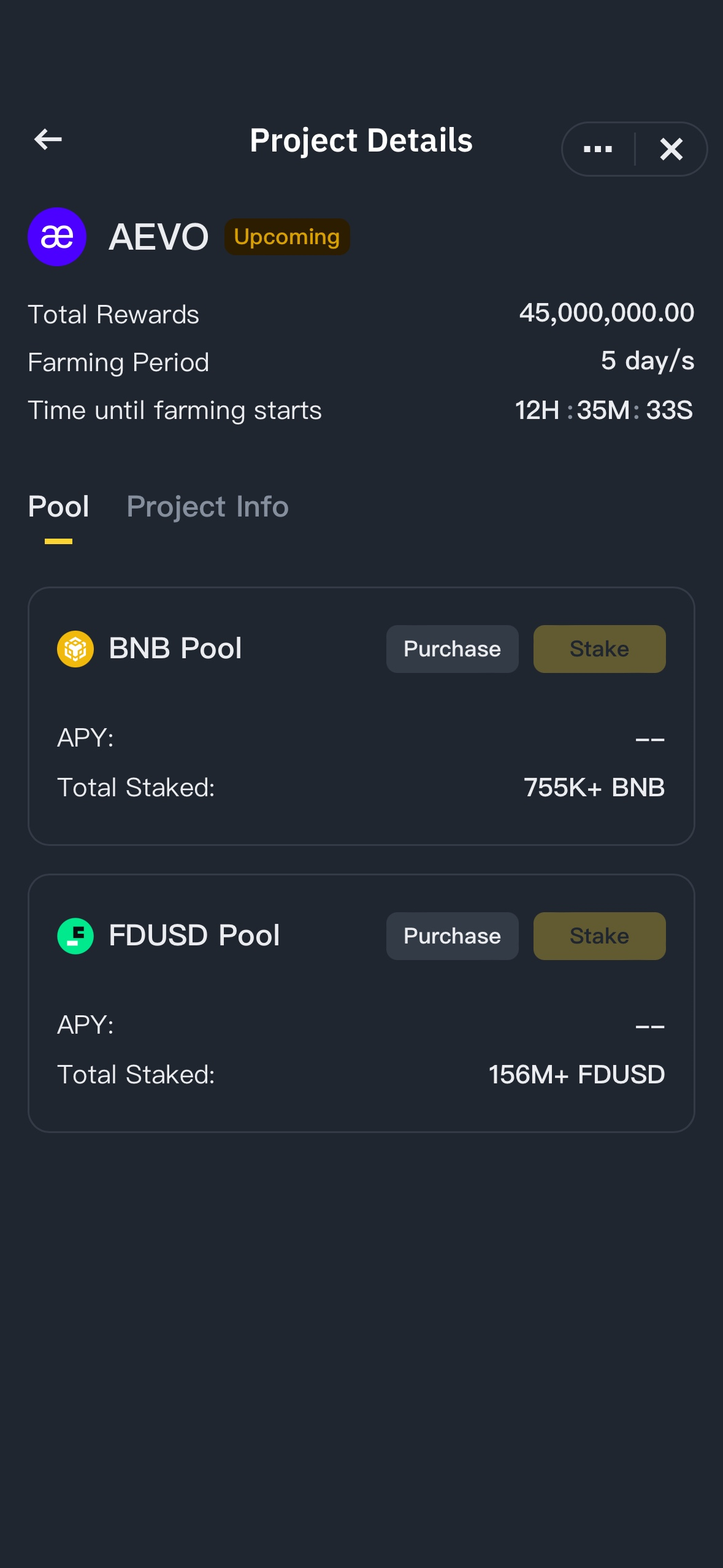 [AEVO] Binance LaunchPool 시작