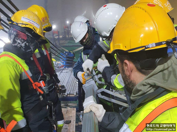 차낙칼레 교량 Main Cable 가설 1 (2021.02)