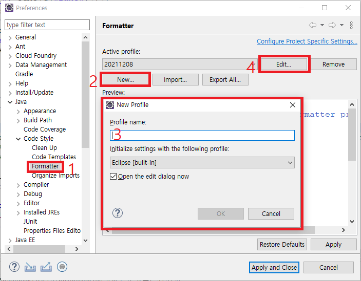Eclipse | 블록 주석 자동정렬 (자동 줄바꿈) 해제