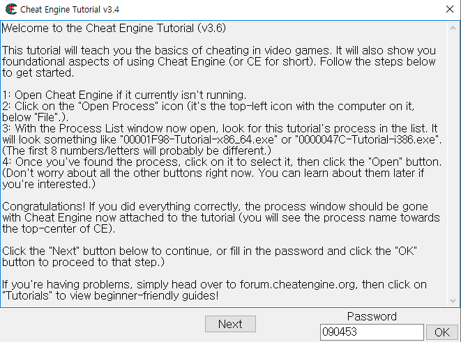 치트 엔진cheat Engine을 활용한 게임 해킹 강좌 튜토리얼 1~5 정리 
