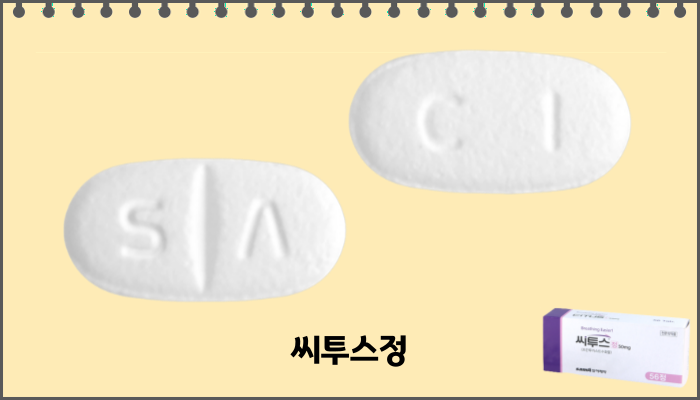 씨투스정 50mg 알레르기성 비염 천식약 부작용과 복용법 꼭 확인하세요