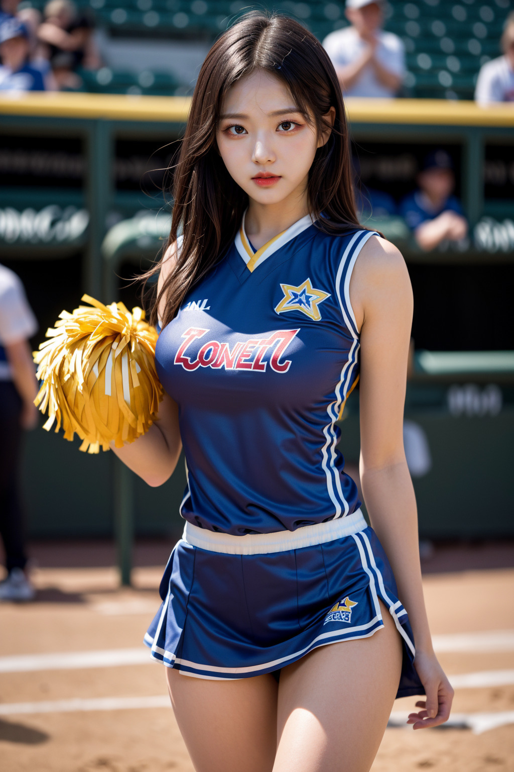 플래시24 카툰애니 야구장 치어리더 이미지