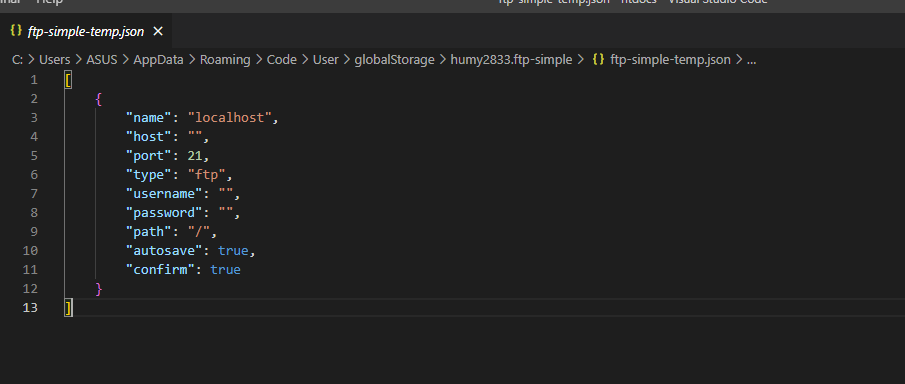 [VS code] 비쥬얼 스튜디오 코드에서 FTP 연결하기