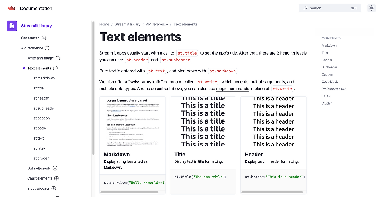 [3] streamlit 기본 위젯 사용법