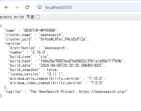 윈도우에서 opensearch 검색과 대시보드 사용하기 :: you've got to find what you love.