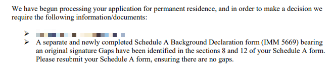 [캐나다 영주권 준비] Schedule A Background Declaration form (IMM5669) : Request ...