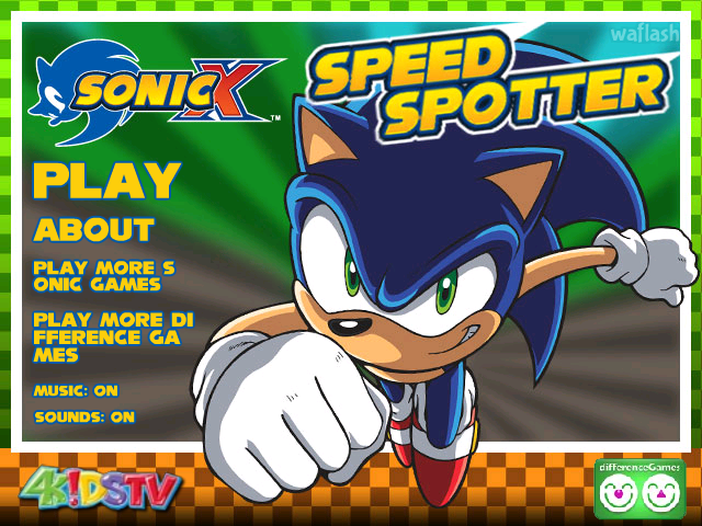 틀린그림찾기 Sonic X Speed Spotter