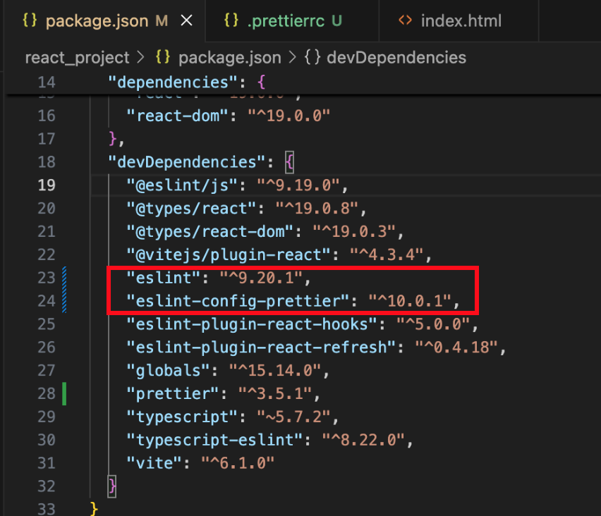 [React] React 프로젝트에 prettier & eslint 설치하기