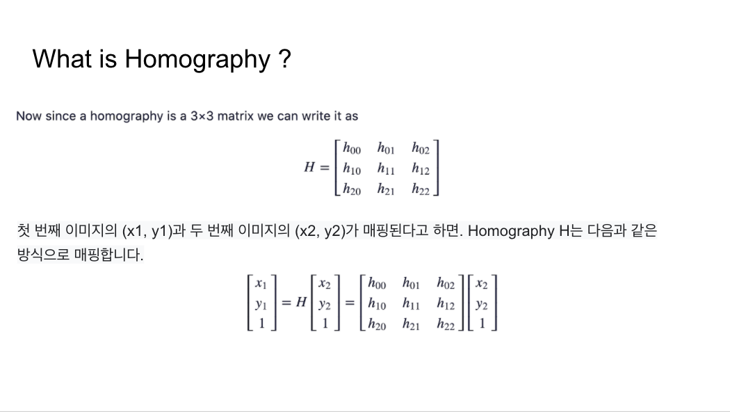 opencv Homography & Perspective Transform